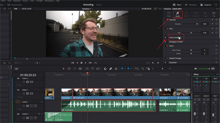 How to Use Davinci Resolve Voice Isolation [ Guide in 2025]