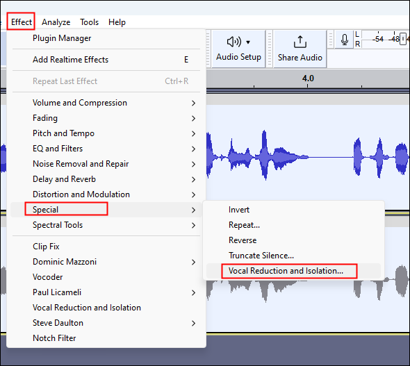 How to Isolate Instrumental Sounds in Audio with Audacity