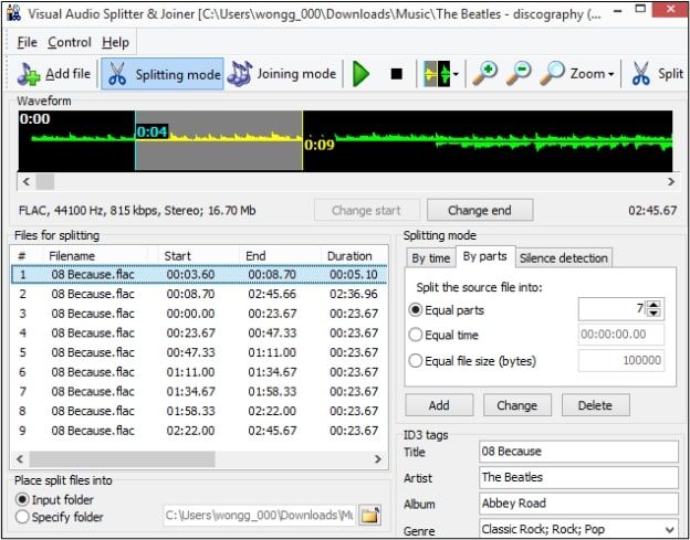 Top 5 Audio Splitter Software kostenloser Download [Windows &Mac] - EaseUS