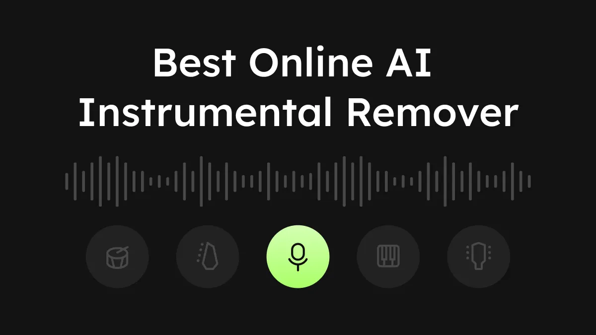 Instant AI Instrumental Remover: Split Music and Vocals in Seconds