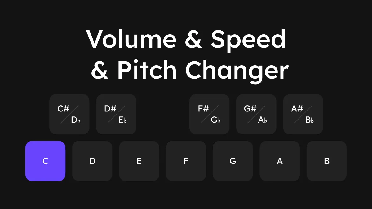 Free Pitch Changer: Adjust Pitch or Tempo Online Accurately